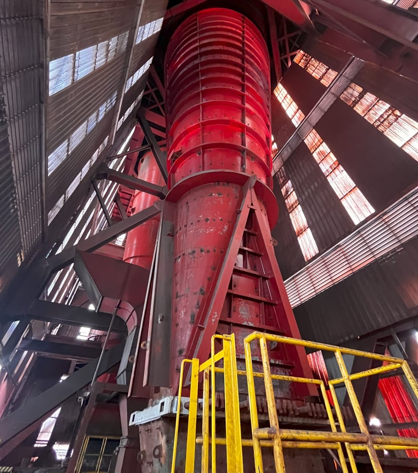 A Storage Bin Inspection with the Elios 3 at a mine