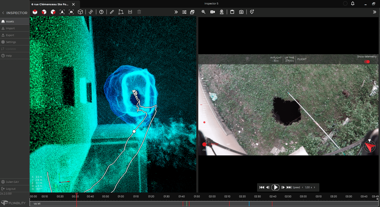 Underground drones for emergency response: investigating a sinkhole