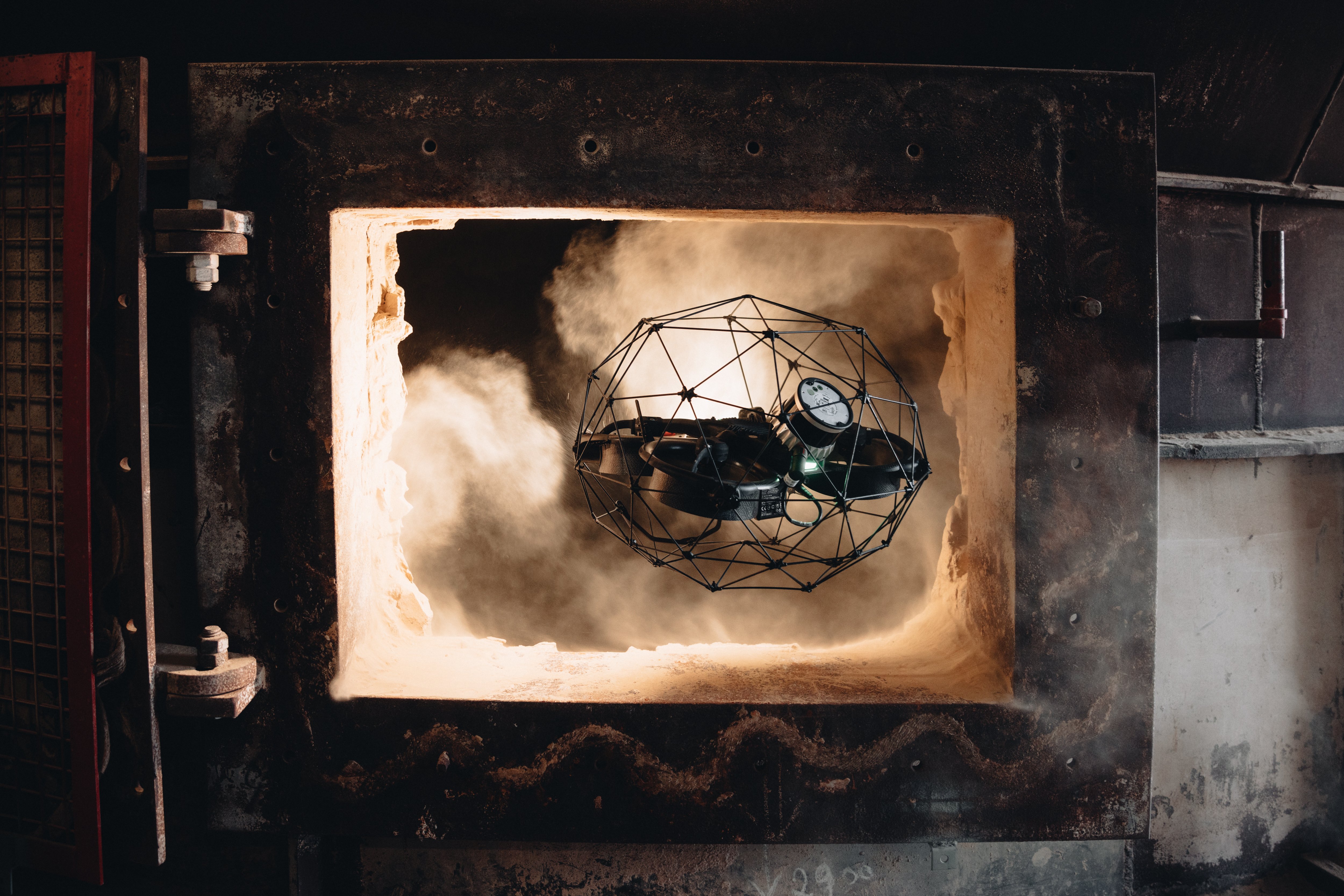 Safety First: Flying the Elios 3 Drone Inside a Burnt Building