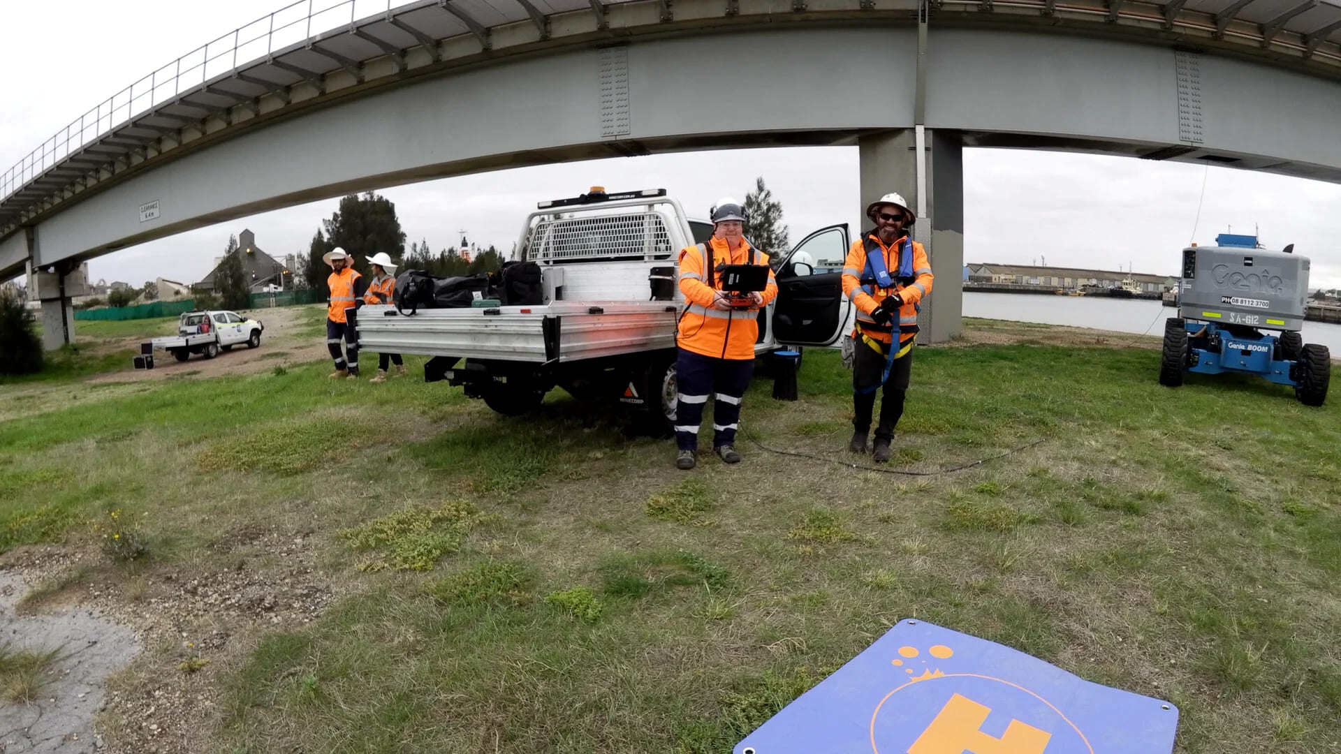 Efficient Bridge Supports Inspections with Elios 3 Drone
