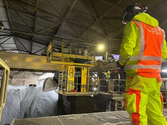 Using Drones to Measure Stockpiles at a Cement Plant