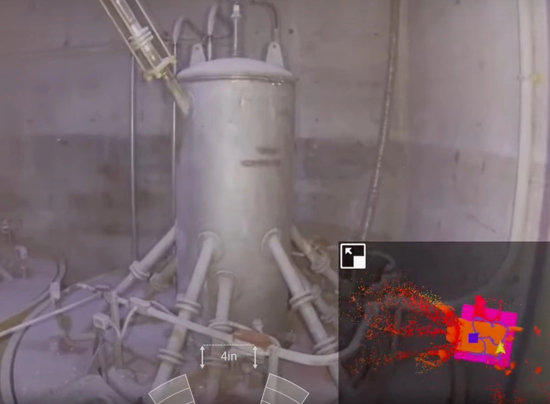 Underground Vault Inspection with Elios 3 Drone for DOE Site